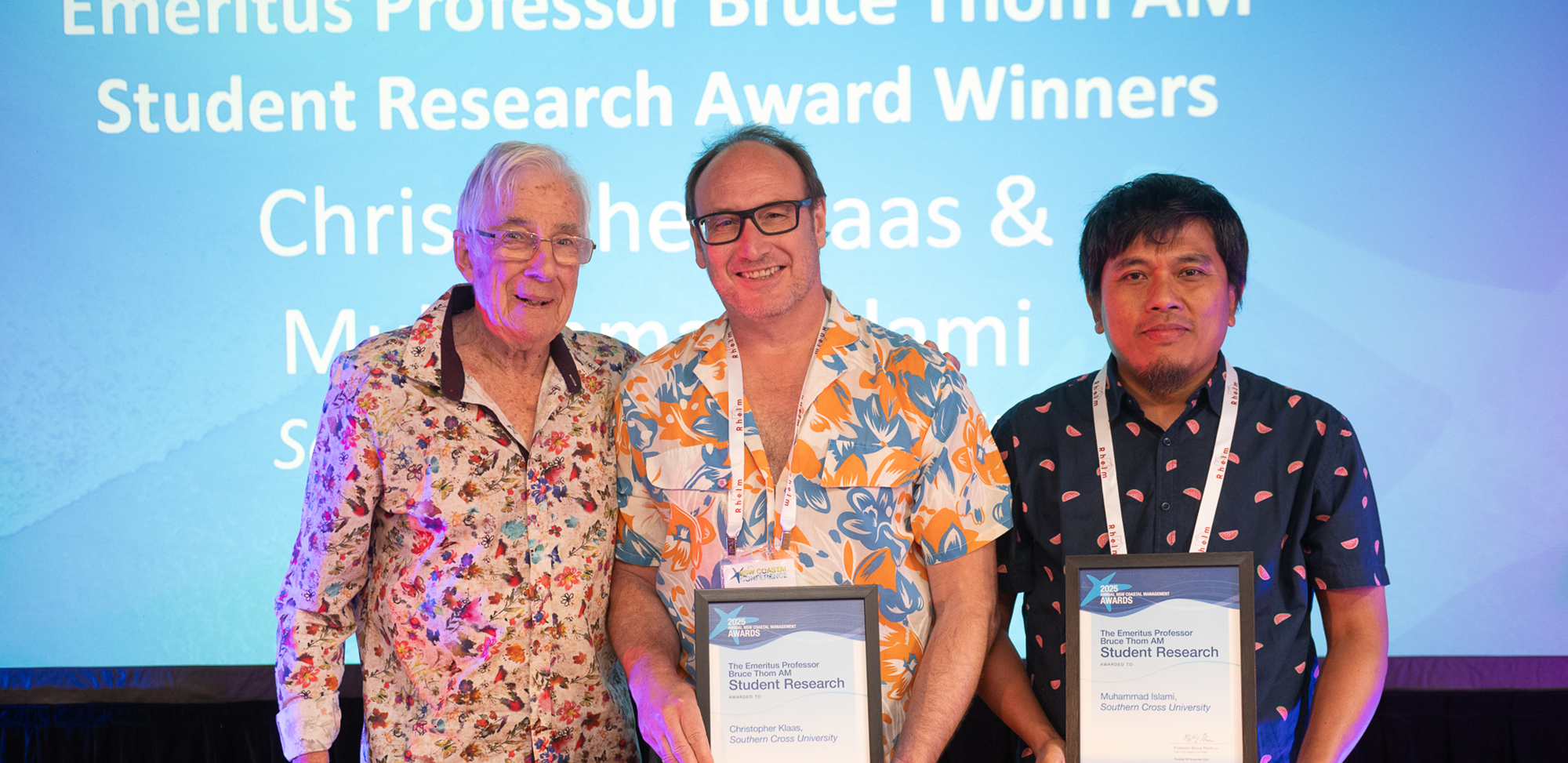PhD researchers jointly share Bruce Thom student coastal award ...